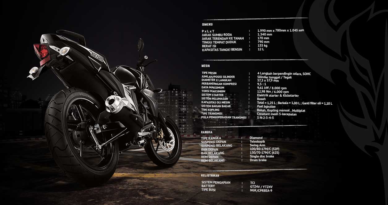 Spesifikasi dan Harga Yamaha All New Byson FI, Lebih Agresif dengan ...