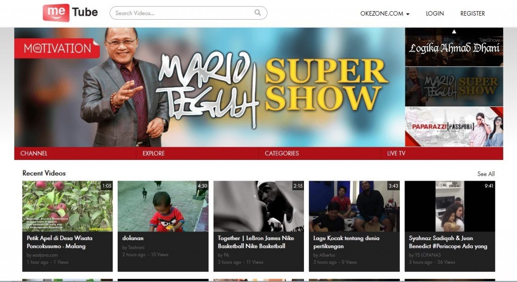 MeTube Telah Diresmikan, Layanan Video Streaming Lokal Karya Anak ...
