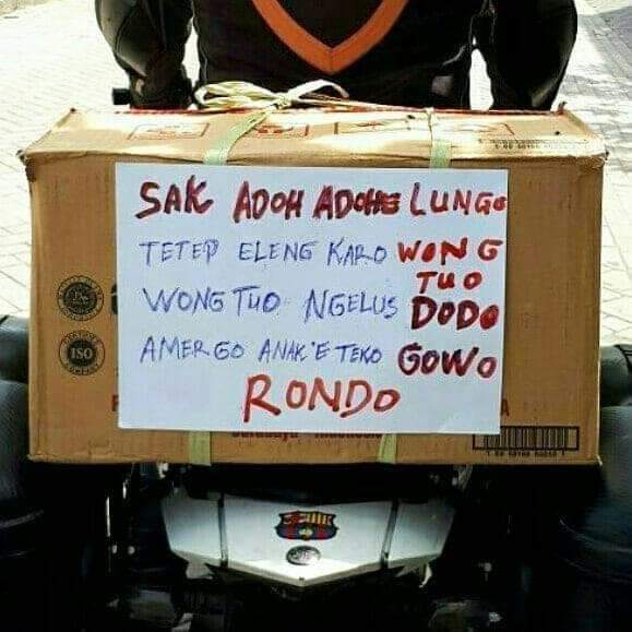 22 Meme Lucu Tulisan di Motor Saat Mudik, Ini Mah Kamu Banget Mblo ...