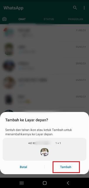 Cara Menampilkan Chat WhatsApp di Layar Utama HP - Rancah Post