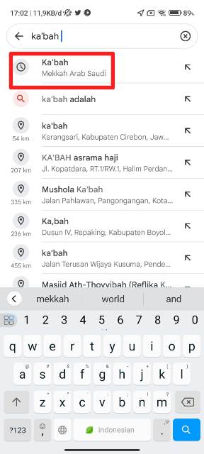 Cara Menentukan Arah Kiblat dengan Google Maps - Rancah Post