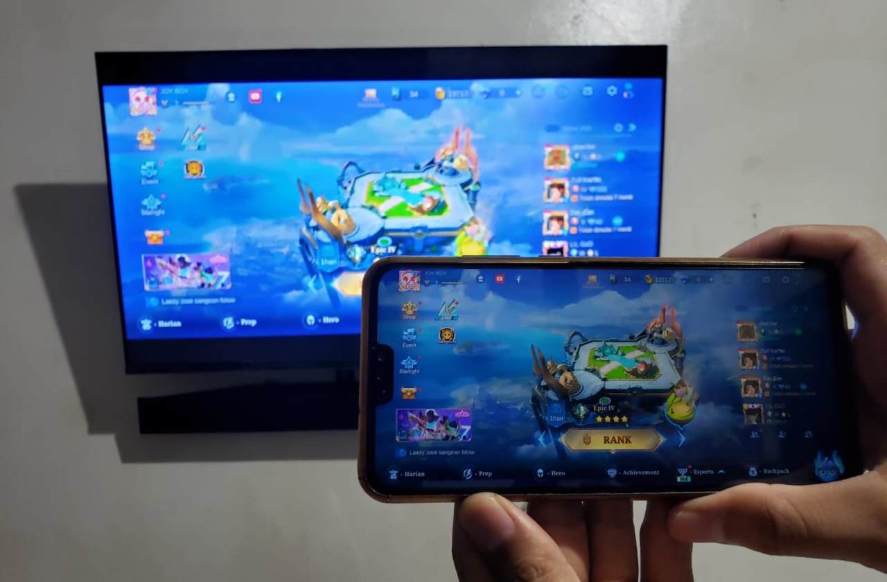 4 Cara Menghubungkan HP ke TV dengan Kabel dan WiFi - Rancah Post 4 Cara Menghubungkan HP ke TV dengan Kabel dan WiFi - Rancah Post