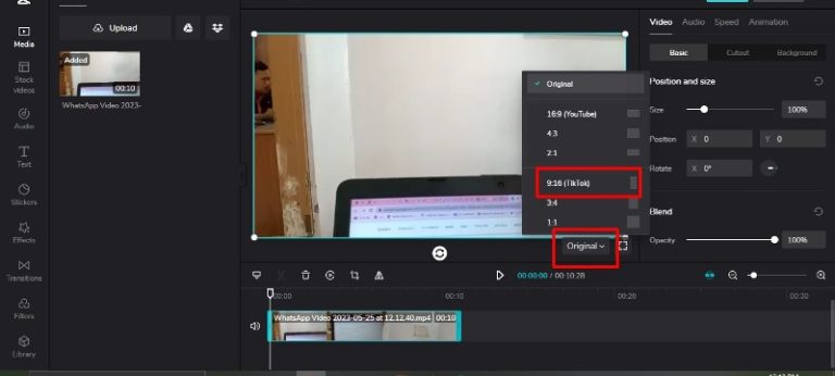 Cara Mengubah Video Landscape Menjadi Portrait di CapCut Melalui HP dan ...