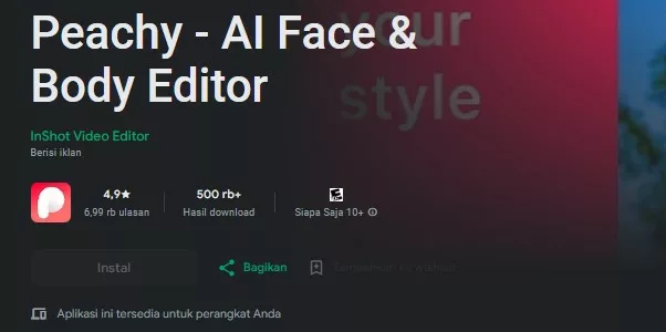 8 Aplikasi Edit Tinggi Badan Gratis dengan Hasil Natural - Rancah Post