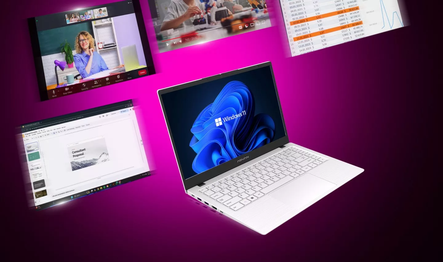 Advan Soulmate X, Laptop Ringkas untuk Teman Belajar Generasi Muda - Rancah Post